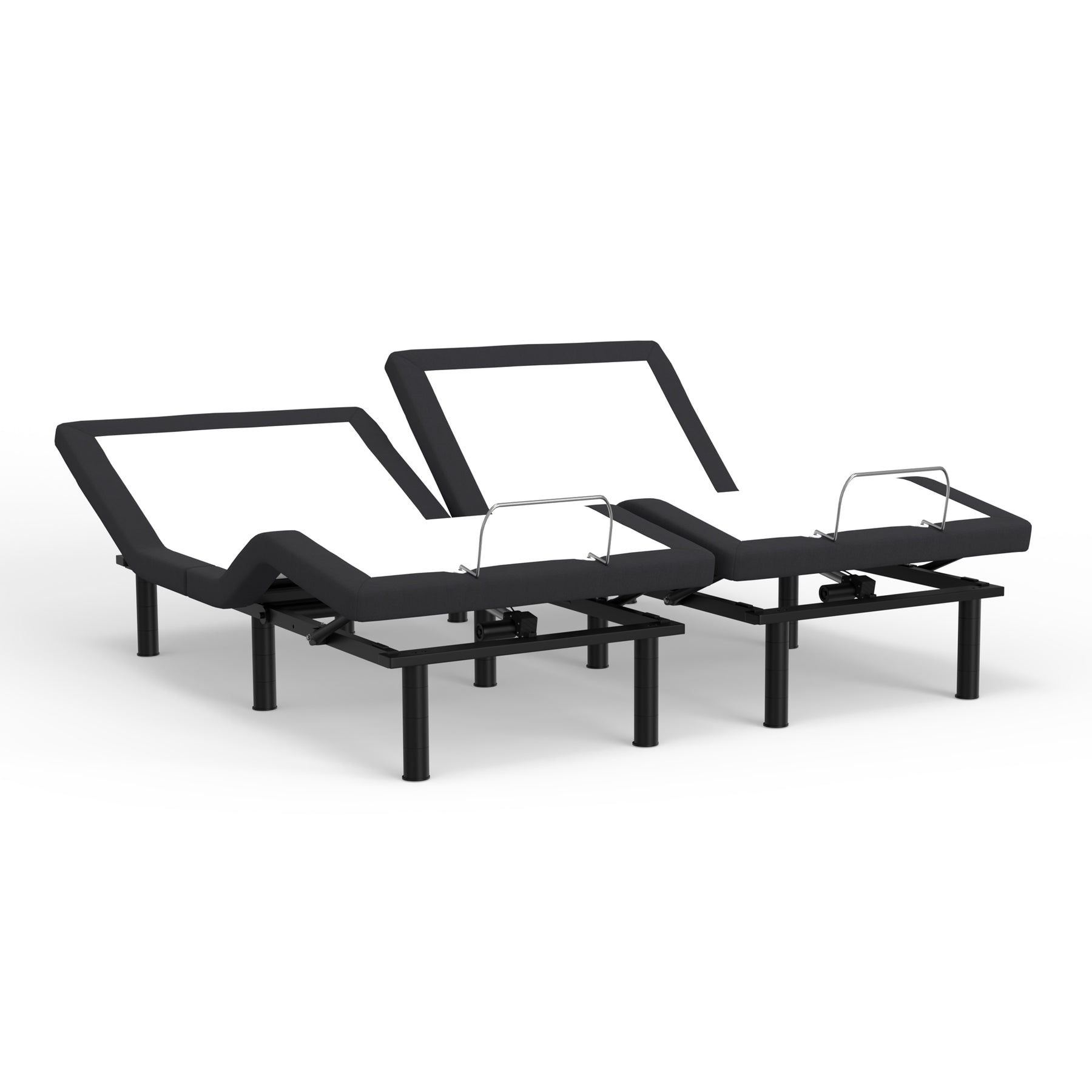 Split Top Flex Head Adjustable Bed Frame with Massage and Remote