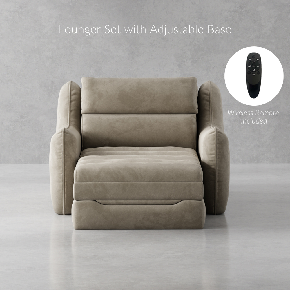 Enfinity Lounger™ Collection - Adjustable Bed Frame with Mattress Sleeper